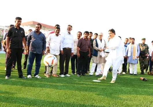 Inauguration Ceremony Of Synthetic Turf Football Ground At Umakanta ...