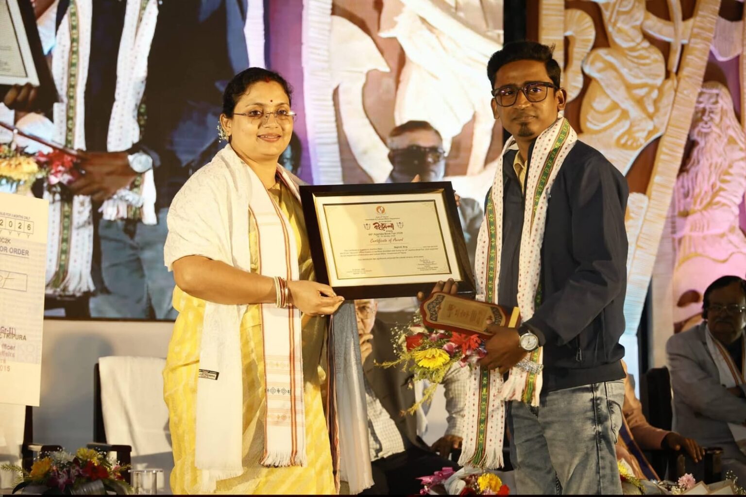 Eminent State Personalities Honoured At 44th Agartala Book Fair 2026 ...